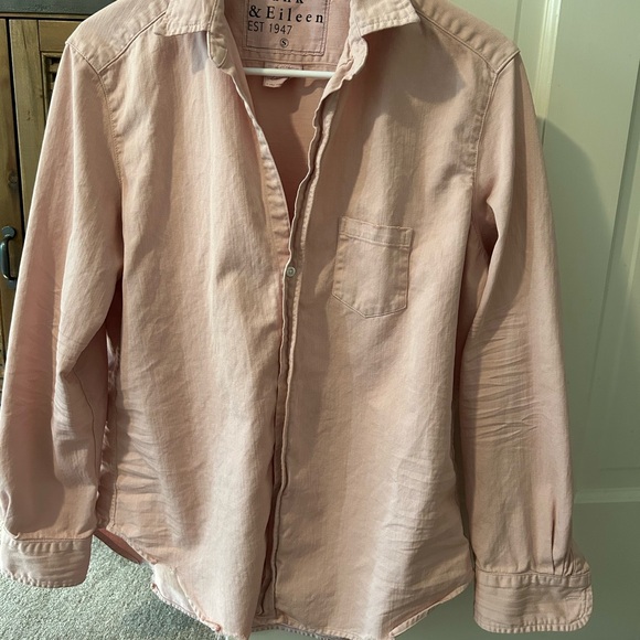 Frank & Eileen | Tops | Frank Eileen Tattered Denim Eileen Light Pink ...